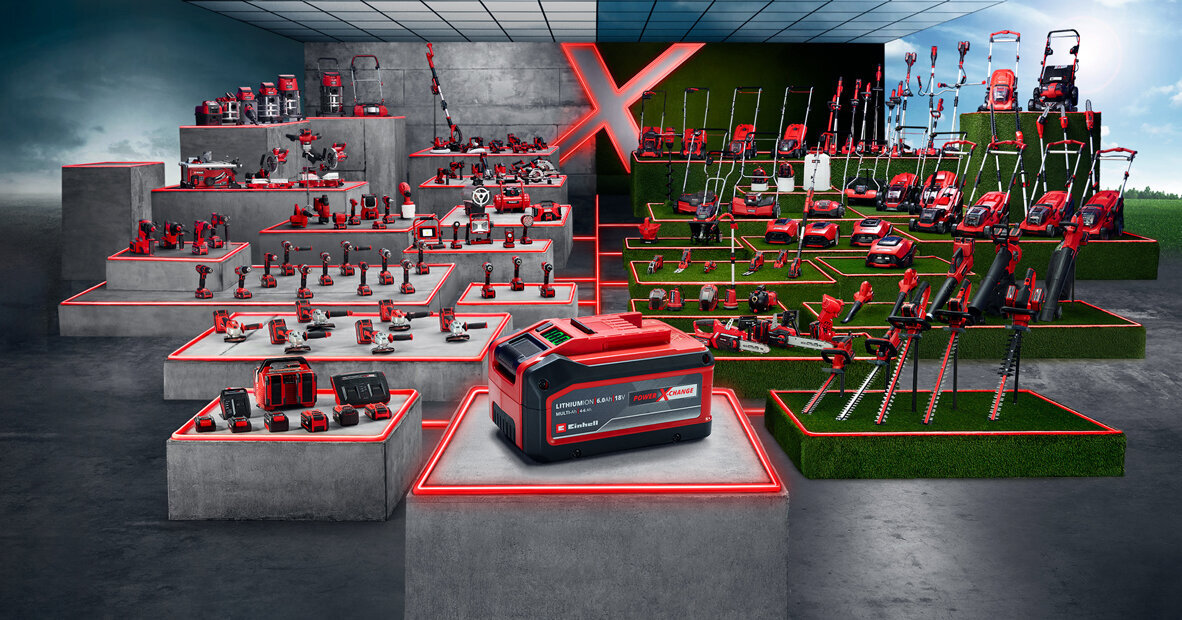 Power X-Change: l'innovativo sistema di batterie | Einhell.it
